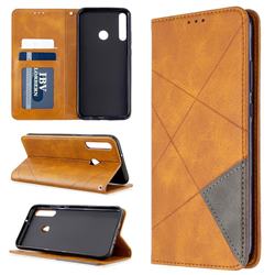 Prismatic Slim Magnetic Sucking Stitching Wallet Flip Cover for Huawei ...