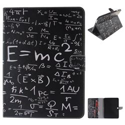 Wave Flower Painting Tablet Leather Wallet Flip Cover for Samsung ...